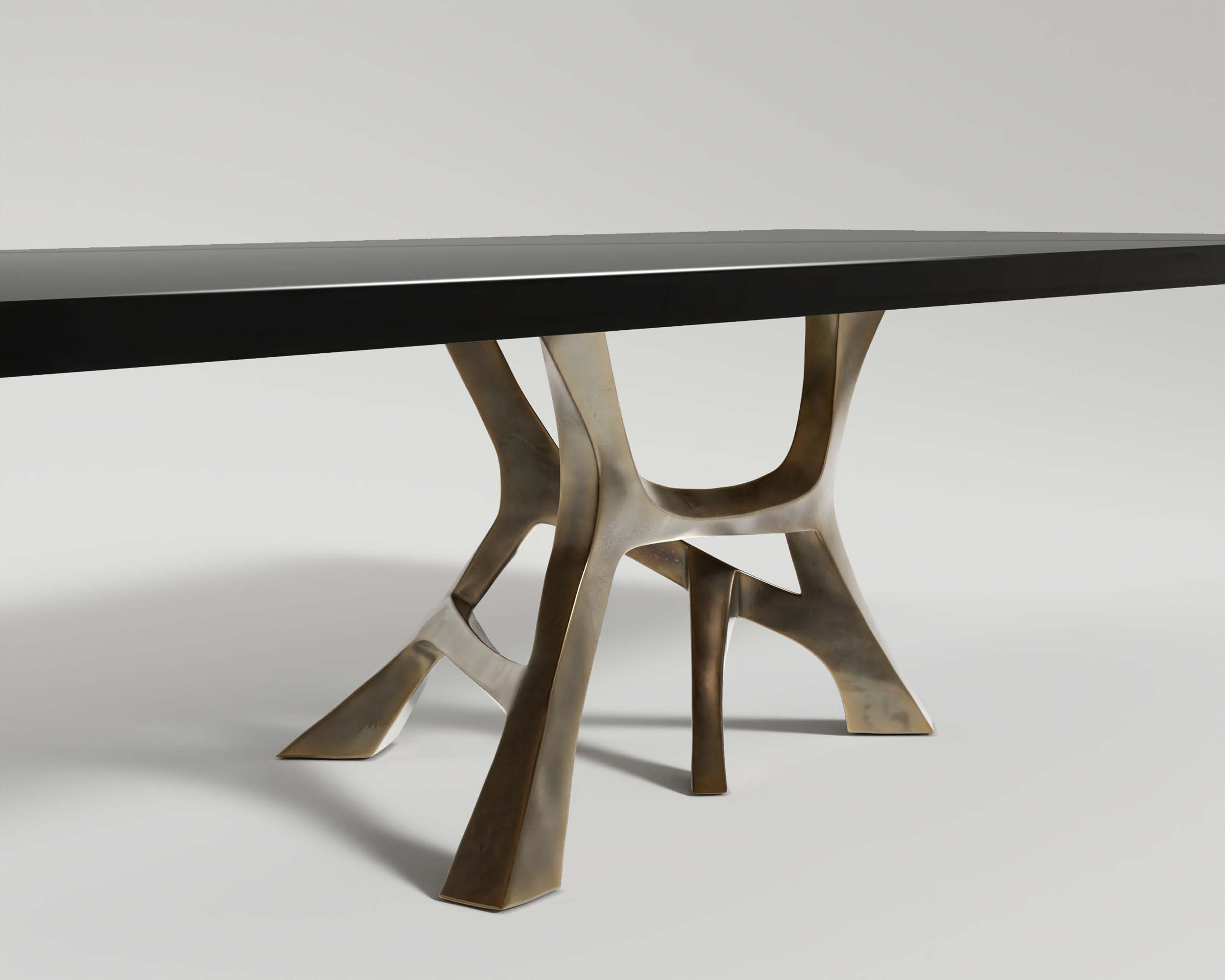 Vena Dining Table - Patine Bronze - Palena Furniture & Lighting